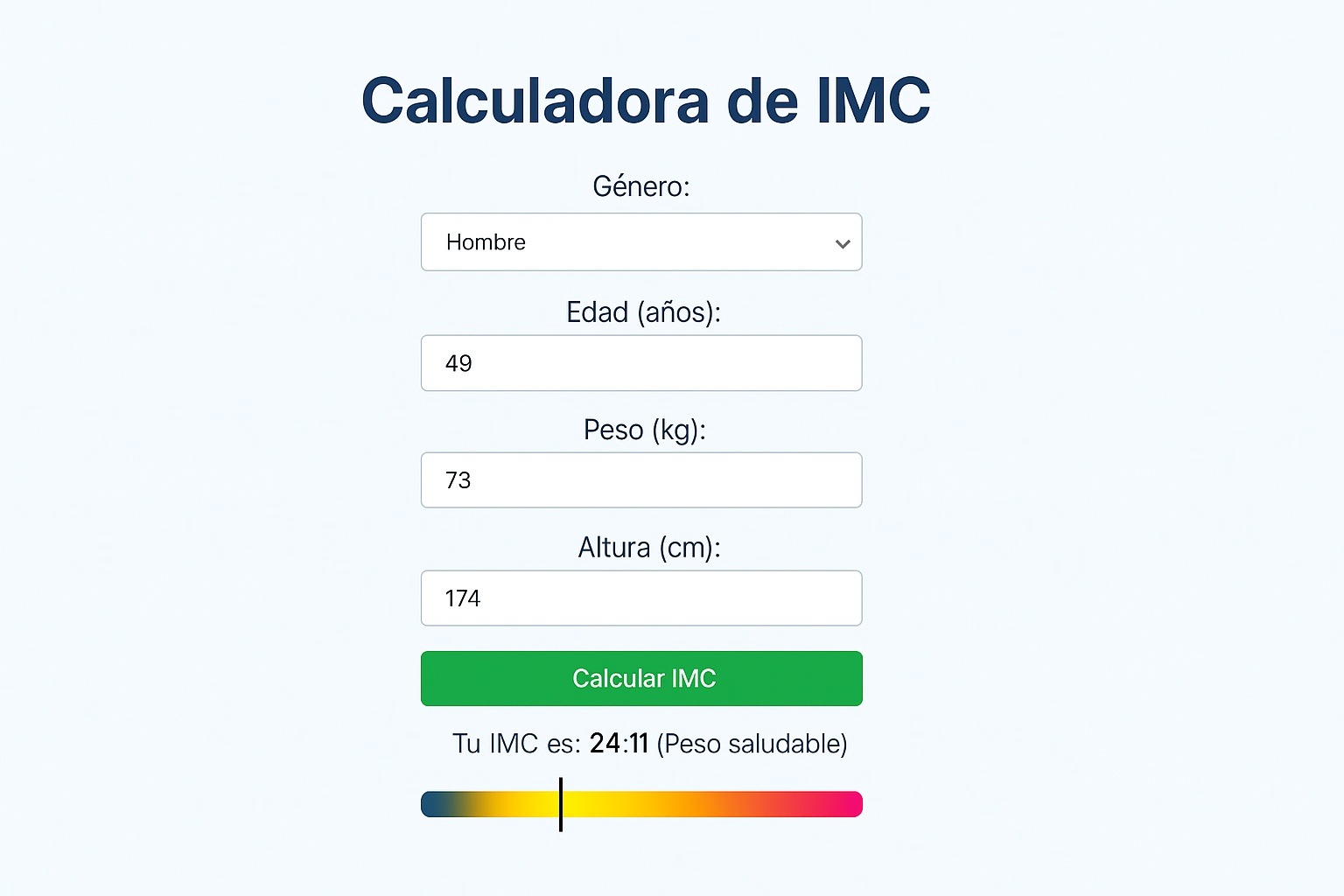 Calculadora IMC - Foto3